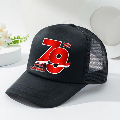 Jual topi trucker pria hut ri kemerdekaan indonesia - 16, All Size ...
