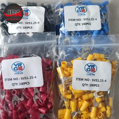 Jual Skun kabel Y SVS-1.25-4 Scun cable SVS1.25-4 dengan isolasi VORGE - Hitam - Jakarta Barat ...