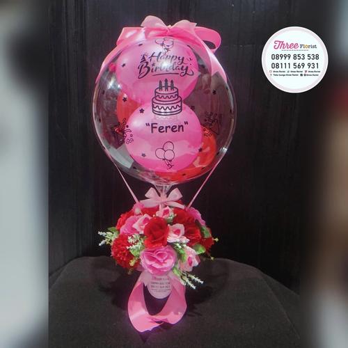 Jual box bunga balon ucapan happy birthday / hadiah ulang tahun ...