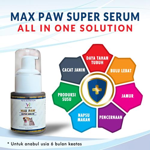 Promo Max Paw Vitamin Kucing Anjing Sakit Napsu Makan Bulu Rontok Bulu ...