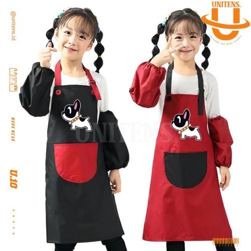 Jual UNITENS AKR.V2 Apron Kid Drill Open Uni Handmade Made in Bandung ...