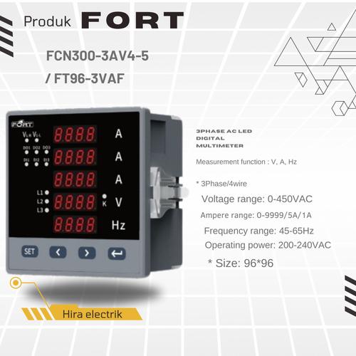 Jual Power Meter Digital Multifunction Meter 3Phase FCN300-3AV4-5 / FT96-3VAF - Jakarta Barat ...