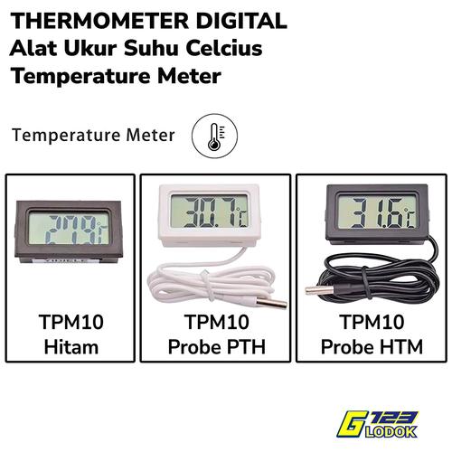 Jual Mini Digital Thermometer / Termometer Digital Waterproof + Kabel ...