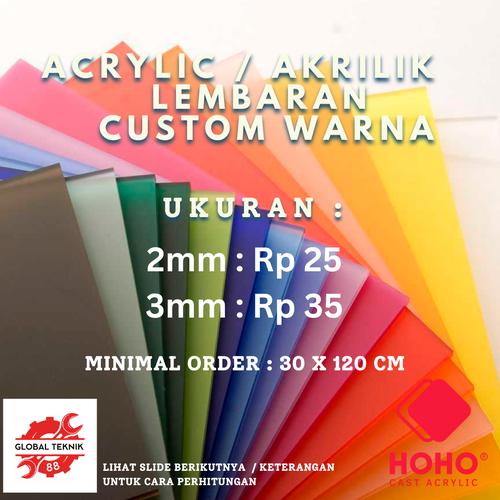 Jual Acrylic Akrilik WARNA laser cutting custom lembaran - KUNING(#235 ...