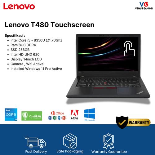 Jual Ready Lenovo Thinkpad T480 Touchscreen i5 gen 8 SSD 256GB ...