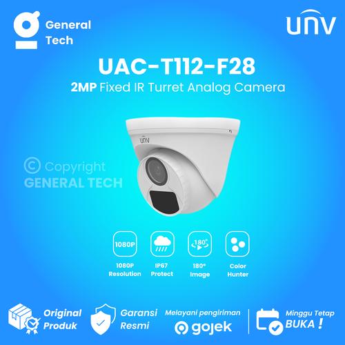 Jual Uniview UAC-T112-F28 2MP Fixed IR Turret Analog Camera - Kab. Tangerang - General Tech ...
