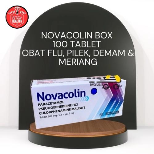 Jual NOVACOLIN Box 100 tablet - Obat Flu, Pilek, Demam & Meriang - Kota ...