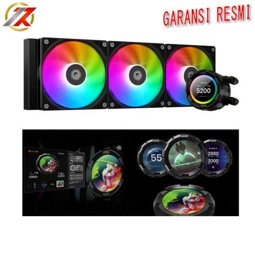 Jual ID-COOLING SL360 XE SPACE w/ LCD Display AIO CPU Water Cooling ...