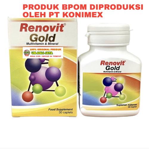 Jual renovit gold 30 tablet multivitamin dan mineral - Kota Bandung ...