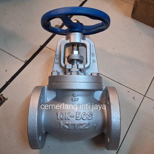 Jual Globe Valve kitz 2" inch flange jis 10k Dn 50 - Jakarta Barat - Cemerlang inti jaya | Tokopedia
