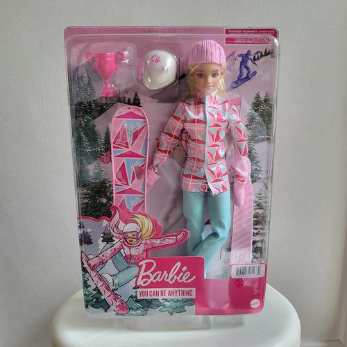 Jual Barbie Snowboarder Doll – Barbie You Can Be Anything Series (HCN32 ...