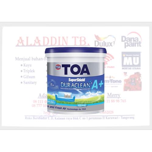 Jual TOA Super Shield Dura Clean A+ Matt Tinting/ READY SEMUA WARNA/ 2 ...
