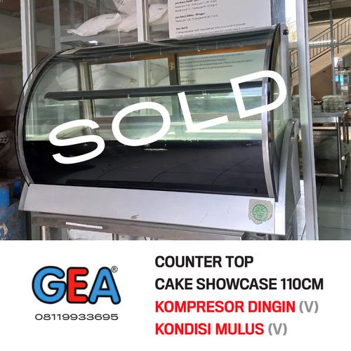 Jual GEA Cake Showcase Counter Top 110cm - Jakarta Barat - Cottoncat ...