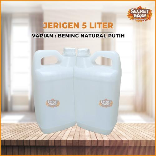 Promo JERIGEN 5 LITER - Kondisi Baru Food Grade / Botol 5L / HDPE ...