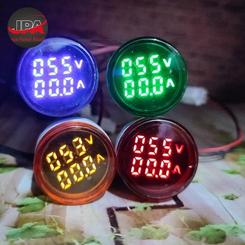 Jual Pilot lamp lampu indikator panel voltmeter amperemeter volt ampere ...