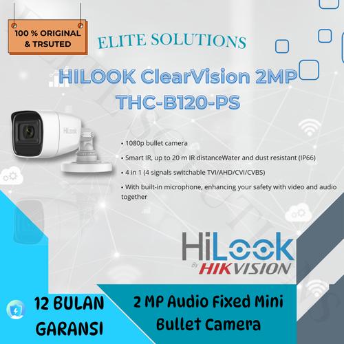 Jual HILOOK 2MP THCB120PS - High-Resolution Security with Durable Design - Kota Medan - Elite ...