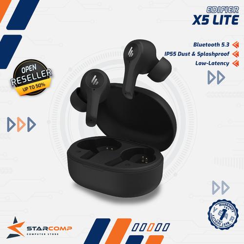 Jual Edifier X5 Lite True Wireless In-Ear Earphones TWS - Hitam - Kab ...
