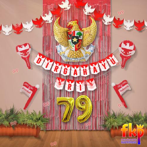 Jual Fun Kids Party Set Dekorasi Dirgahayu Simple Garuda / Dekorasi Hut ...