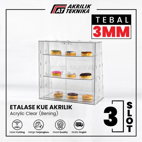 Jual ETALASE / DISPLAY KUE / ROTI / MAKANAN AKRILIK / ACRYLIC TOKO ...