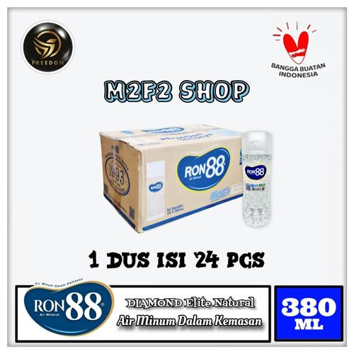 Jual Air Mineral Ron 88 Diamond Elite Natural Botol Pet - 380 ml ...