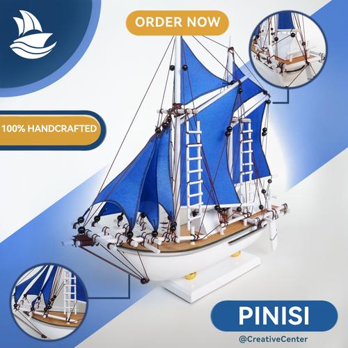 Jual Kapal Pinisi Kapal Layar Kerajinan Tangan Unik Murah 100 % ...