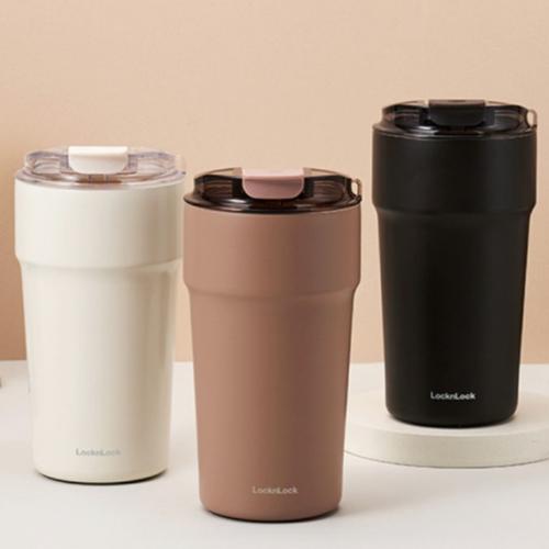 Jual LocknLock Metro Cafe Tumbler Hot Cool 500ML LHC4357 - Ivory - Kota ...