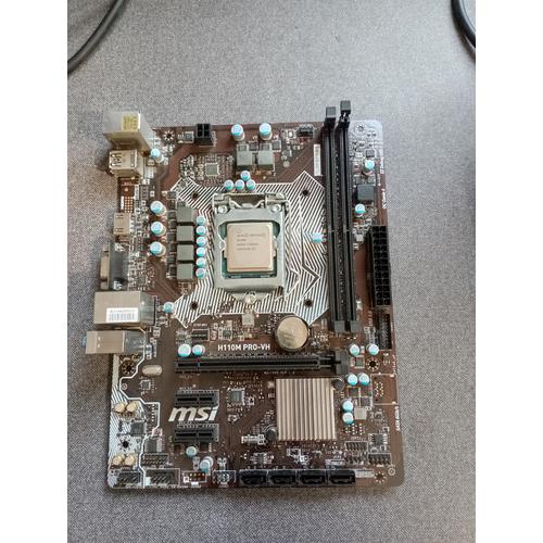 Jual PAKET MOTHERBOARD MSI H110M-PRO, PROCESSOR INTEL PENTIUM G4400 ...