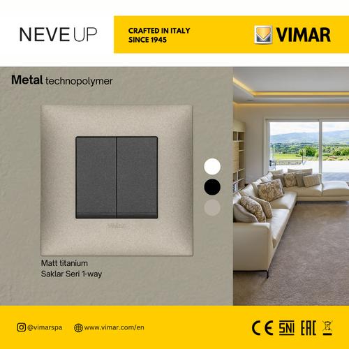 Jual Saklar Vimar Neve Up Seri - Matt Titanium - Kota Bandung - Galeri ...