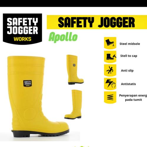 Jual Sepatu Safety Boot Jogger/ Safety Shoes Jogger Apollo - 38 ...
