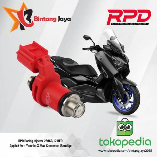 Jual RPD Racing Injector For X-Max - 260CC/12 RED - Injector X-Max ...