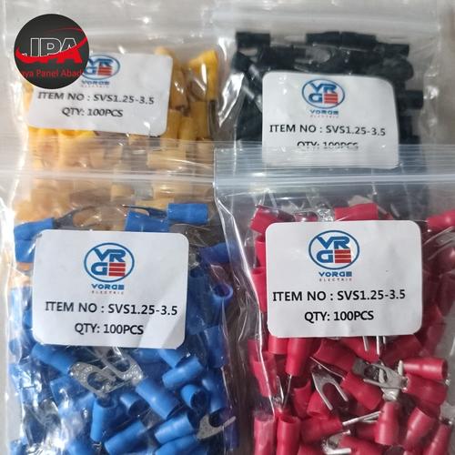 Jual Skun kabel Y SVS-1.25-3.5 Scun cable SVS1.25-3.5 dengan isolasi VORGE - Hitam - Jakarta ...