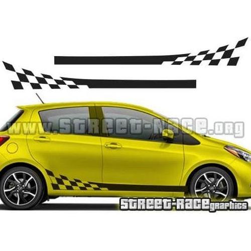 Jual sticker yaris sticker honda jazz sticker brio sticker all tipe ...