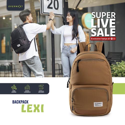 Promo Tas Ransel Laptop Wanita Backpack Canvas Lexi Tas Punggung Tas Sekolah - NAVY - Kota ...