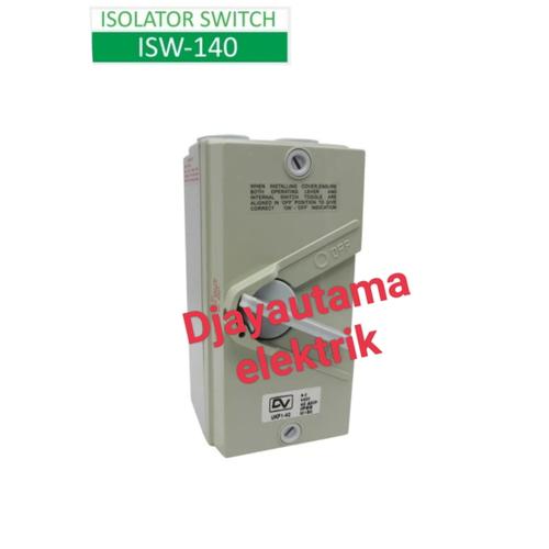Jual Isolator Switch ISW-140 ON OFF 1P / 1 Phase 40A DV - Jakarta Pusat ...
