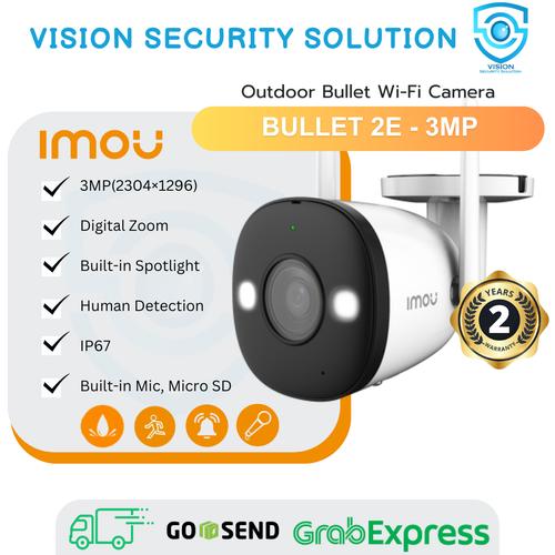 Jual CCTV IP Wireless Imou Outdoor Bullet 2E 3MP IPC-K3DP-3H0WF Audio ...