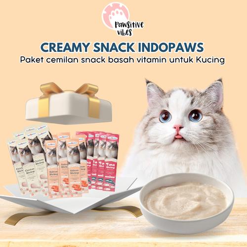 Jual Paket Snack Creamy Kucing Isi 50pcs - Snack Makanan Basah Kucing ...