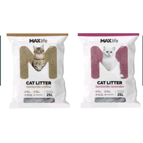 Jual INSTANT PASIR KUCING MAXLIFE 25L Gumpal Wangi Cat Litter Liter ...