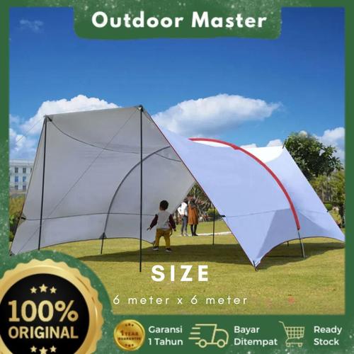 Jual Outdoor Master BERGARANSI 1 TAHUN Flysheet Bigscreen Camping Besar ...