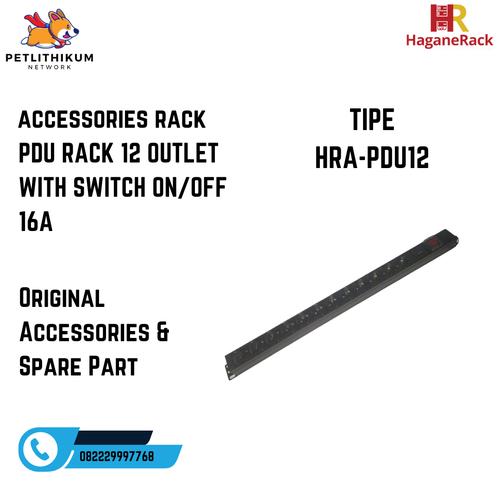 Jual PDU 12 Outlet - Power Distribution Unit RACK SERVER HAGANERACK ...