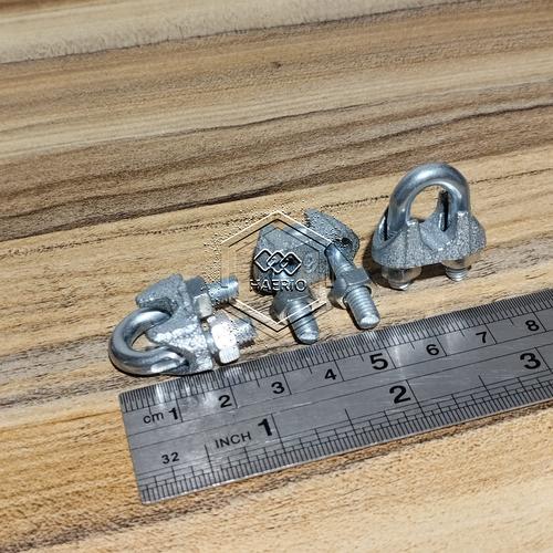 Jual Klem Sling Baja 6mm Clip Tali Kawat Wire Rope Kabel Seling Clamp 1 ...
