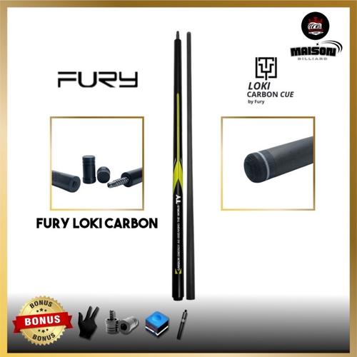 Jual Fury TY Loki Carbon + Extension Cue Stick Stick Play Billiard ...