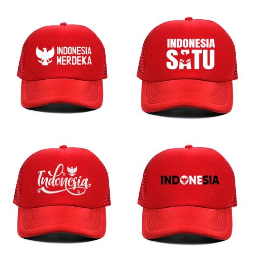 Jual Topi Jaring Kemerdekaan Indonesia - Topi Trucker HUT RI - Topi 17 ...
