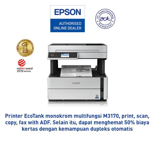 Promo Epson EcoTank Monochrome M3170 Wi-Fi All-in-One Ink Tank Printer ...
