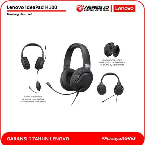 Promo Lenovo IdeaPad H100 Gaming Headset - Kota Yogyakarta - Agres ID Jogjatronik | Tokopedia