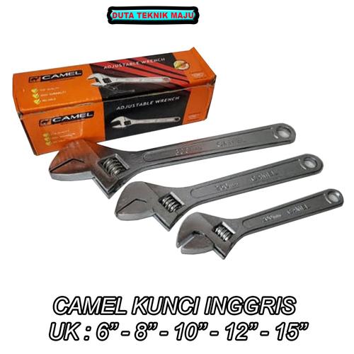 Jual CAMEL Kunci Inggris Adjustable Wrench ukuran 6 inch /8 inch/10 ...