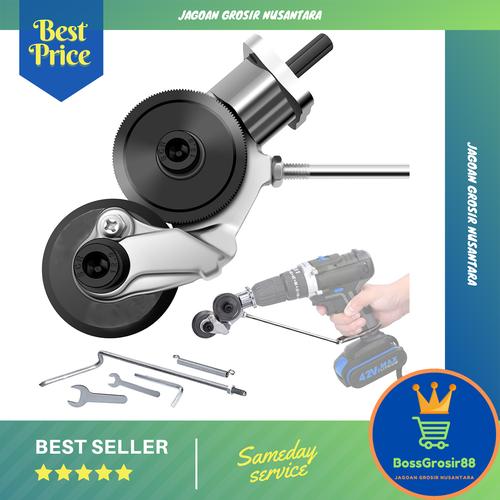 Jual Adaptor Bor Pemotong Seng Alat Pemotong Lembaran Logam Adaptor Bor ...