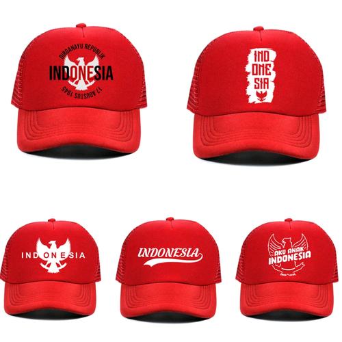 Jual Topi Jaring Kemerdekaan Indonesia - Topi Trucker HUT RI - Topi 17 ...