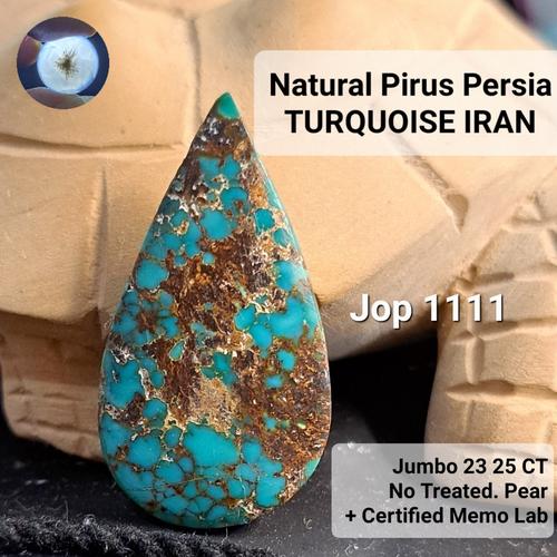 Jual Natural PIRUS PERSIA JUMBO 23.25 Ct Dua Sisi No Treated ...