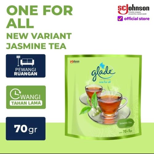 Jual Glade one for all (OFA) Jasmine tea 70gr pengharum ruangan - Kota ...