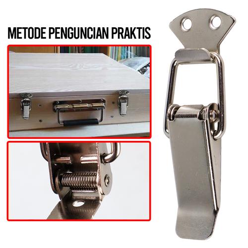 Jual Kunci Pengait Koper Kotak Pintu Spring Loaded Bahan Besi dengan ...
